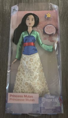 Disney Store Princess Mulan classic doll with ring 11 1/2" Tall New | eBay