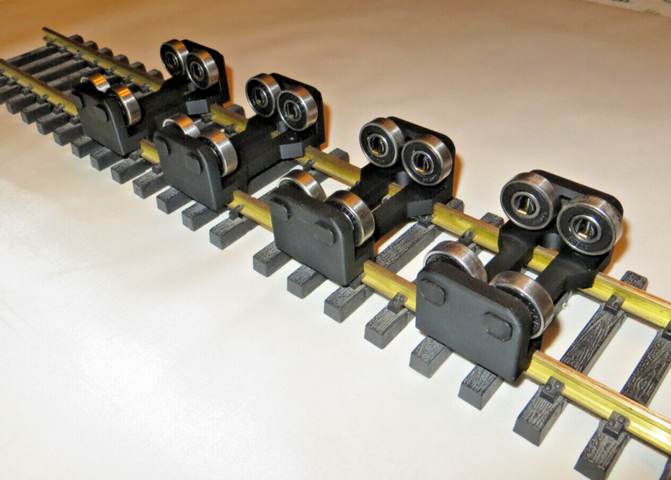 G Scale Test Rollers 3D Printed for track or battery powered trains | eBay