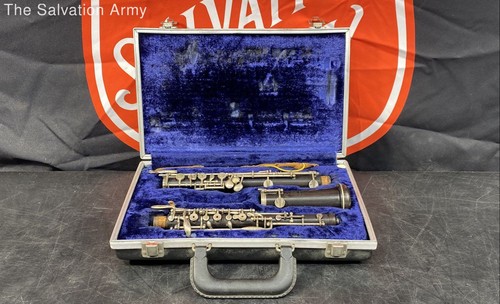 D. Noblet Oboe Black Woodwind Instrument Alto Clarinet With Carrying ...
