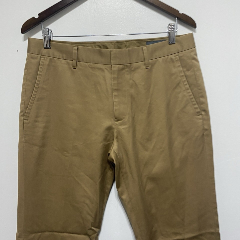 Bonobos Pants Mens 32 X 32 Brown Tan Thursday Slim Cotton Straight Leg ...
