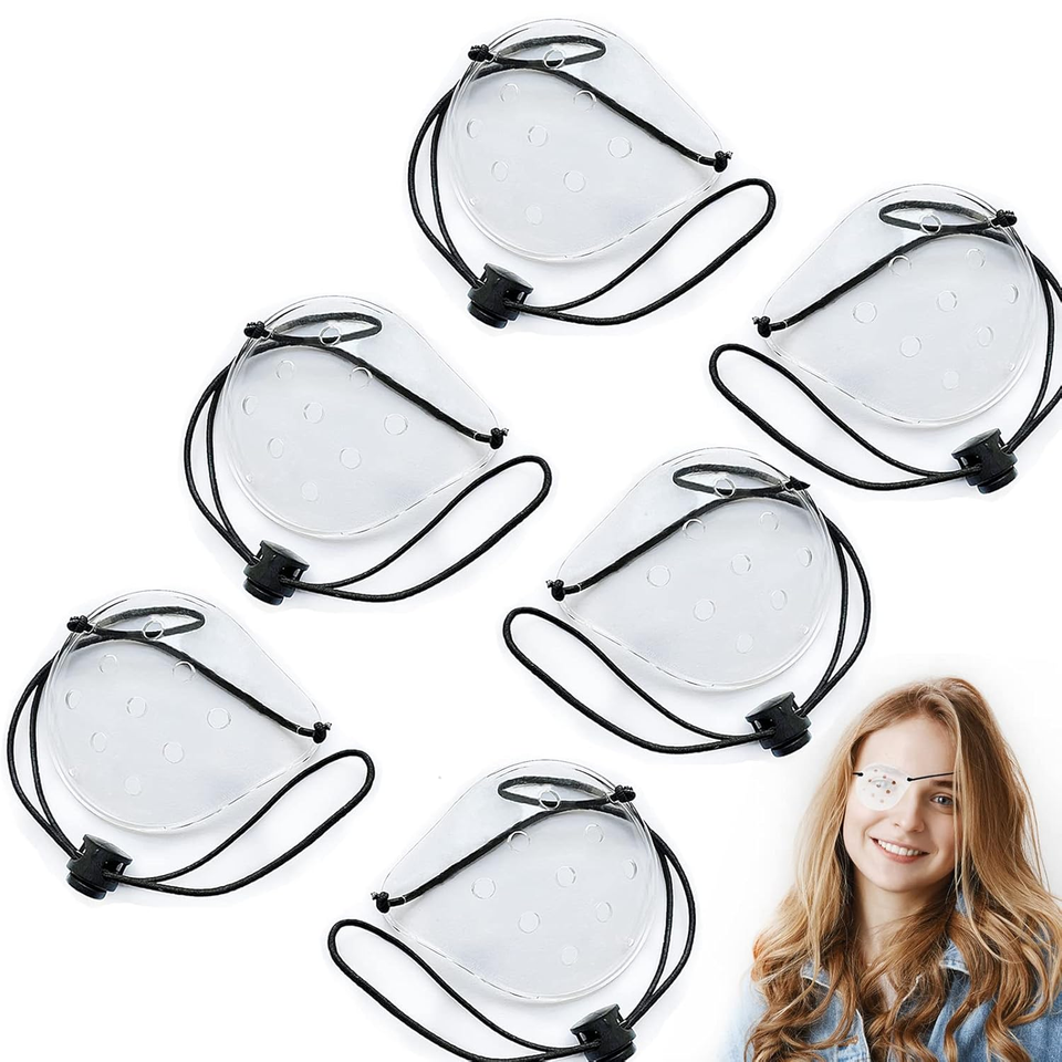 Eye Shield, 6 Pcs Plastic Eye Shield Eye Patch for Eye Protection Eye ...