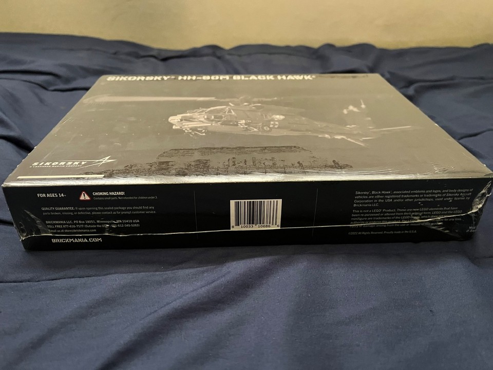 BRICKMANIA BKM8066 - Sikorsky HH-60M Black Hawk - US Army Medevac ...
