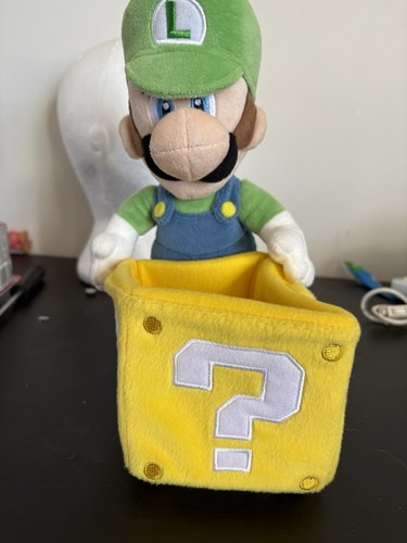 Super Mario Luigi And Coin Box Plush | eBay