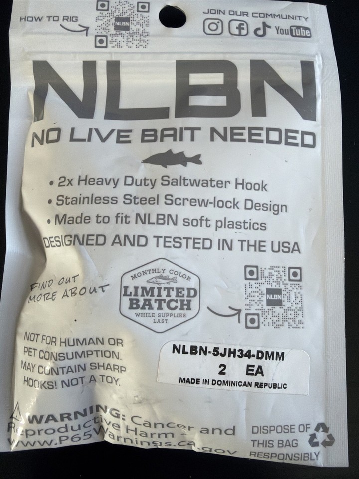 NLBN Limited Batch 3/4oz jigs for 5” paddle tails - 2pk - Mud Minnow | eBay