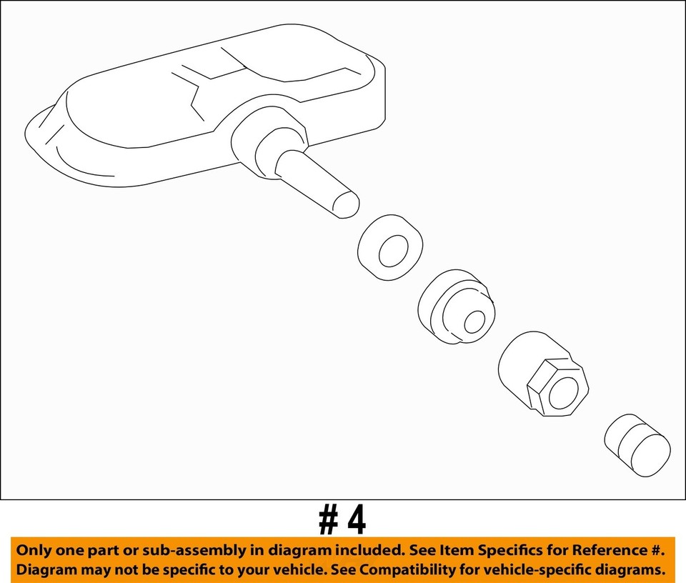 TOYOTA OEM 05-15 Avalon Tire Pressure Monitor Components-Tpms Sensor ...