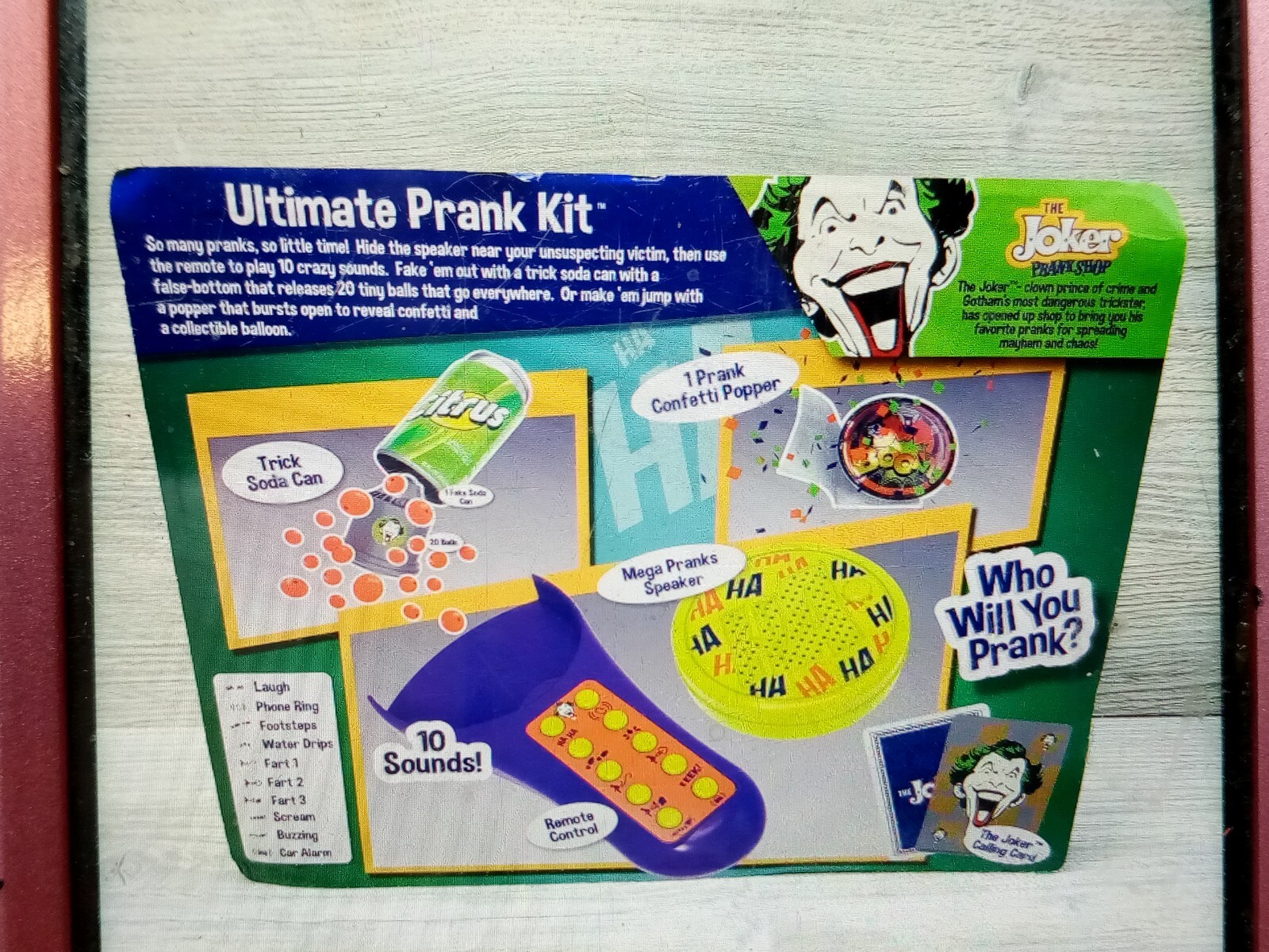 The Joker Prank Shop Ultimate Prank Kit DC Comics Kids Jokes Games ...