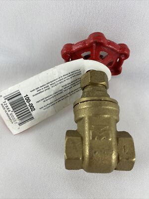 B&K Mueller 100-002 Proline Series Gate Valve 3/8 In Connection Fpt 200 ...