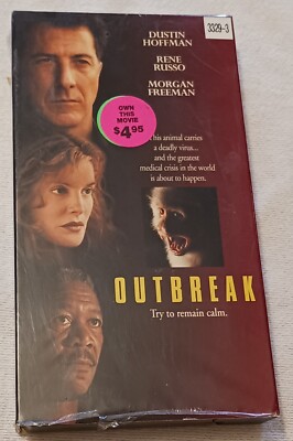 Outbreak VHS Movie (1995) TESTED - Dustin Hoffman Rene Russo Morgan ...