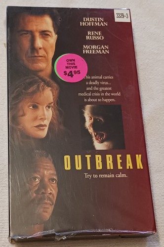 Outbreak VHS Movie (1995) TESTED - Dustin Hoffman Rene Russo Morgan ...