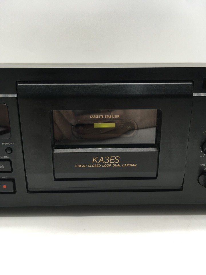 Sony TC-KA3ES 3-Head Stereo Cassette Deck w/ Manual Tested Playback ...