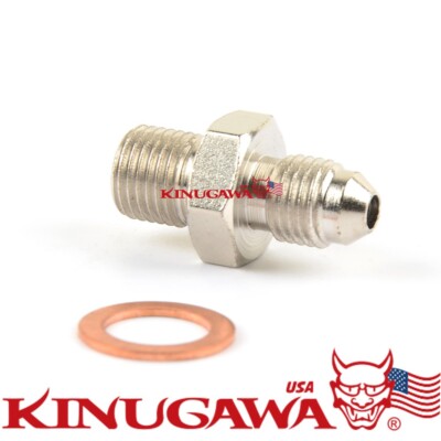 4AN to M10x1.0mm Adater Fitting For Garret GT1544 GT2052 GT2252 / No ...