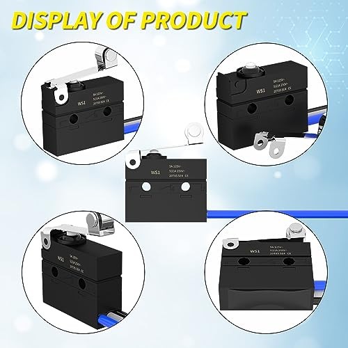 Waterproof Micro Switch with Lever IP67 Sealed Roller SPDT 3 PIN Pre ...