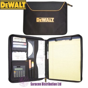 DEWALT CONTRACTORS ZIPPED BUSINESS PORTFOLIO FOLDER - DG5140 | eBay
