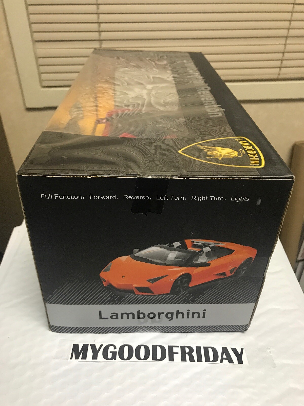 Braha RC Radio Control Lamborghini Reventon 1:14 scale Brand New Black ...