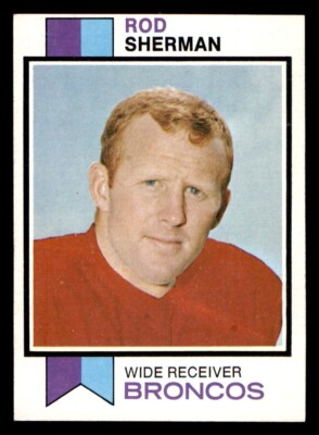 1973 Topps Football #52 Rod Sherman EX | eBay