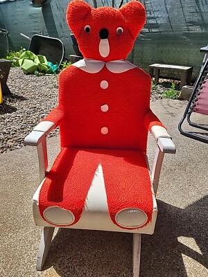 Vintage 1950's Syd Leach Bubba Bear Rocking Chair Mid Century Modern | eBay