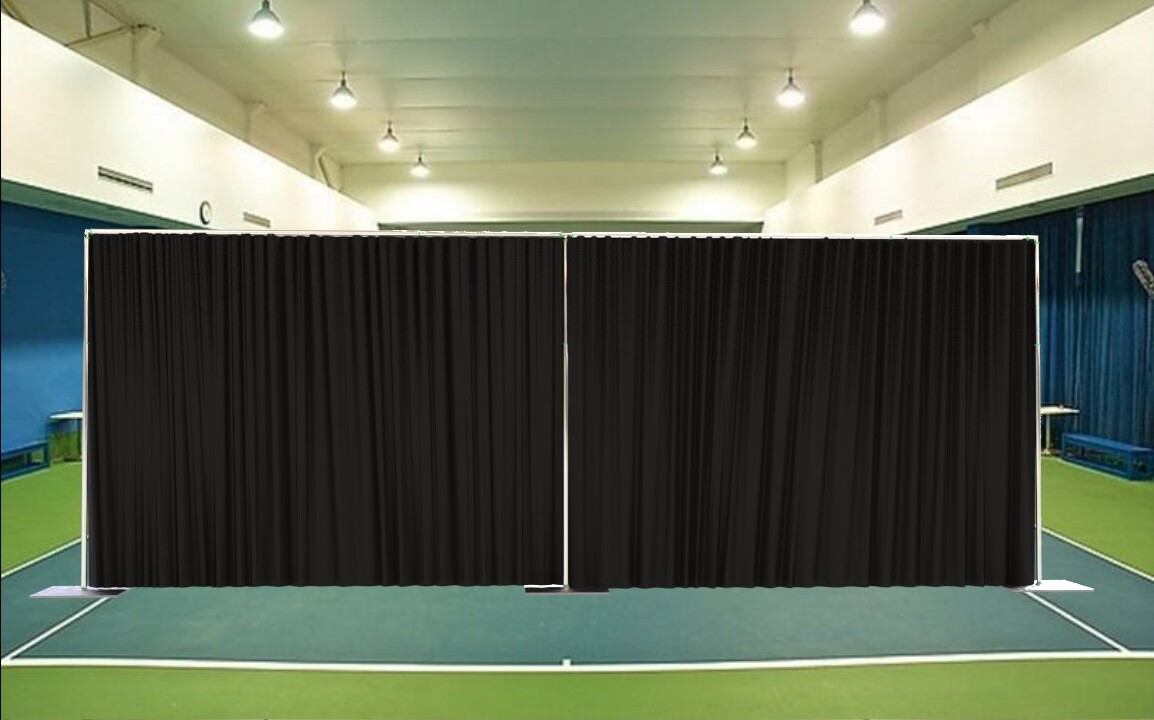 3x6M Telescopic Heavy Duty Pipe and Drape Kit Wedding Backdrop Frame ...