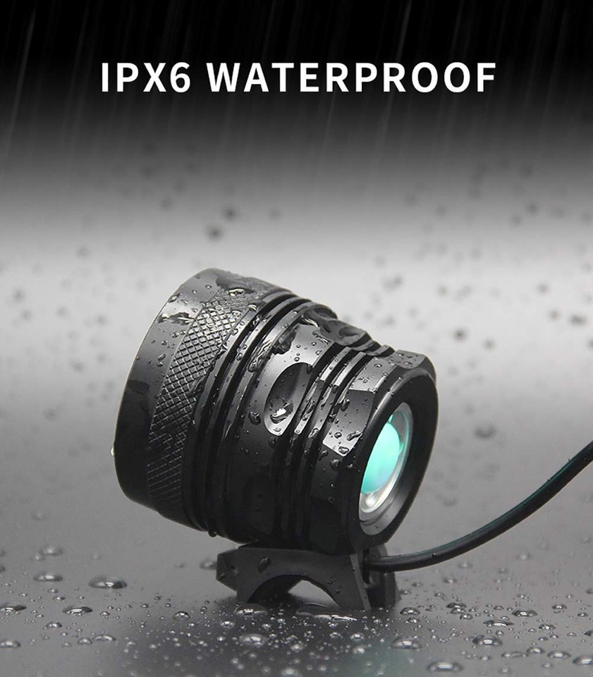 Bike Lights,Waterproof Bicycle Headlight,Super Bright 10000 lumens 7LED ...
