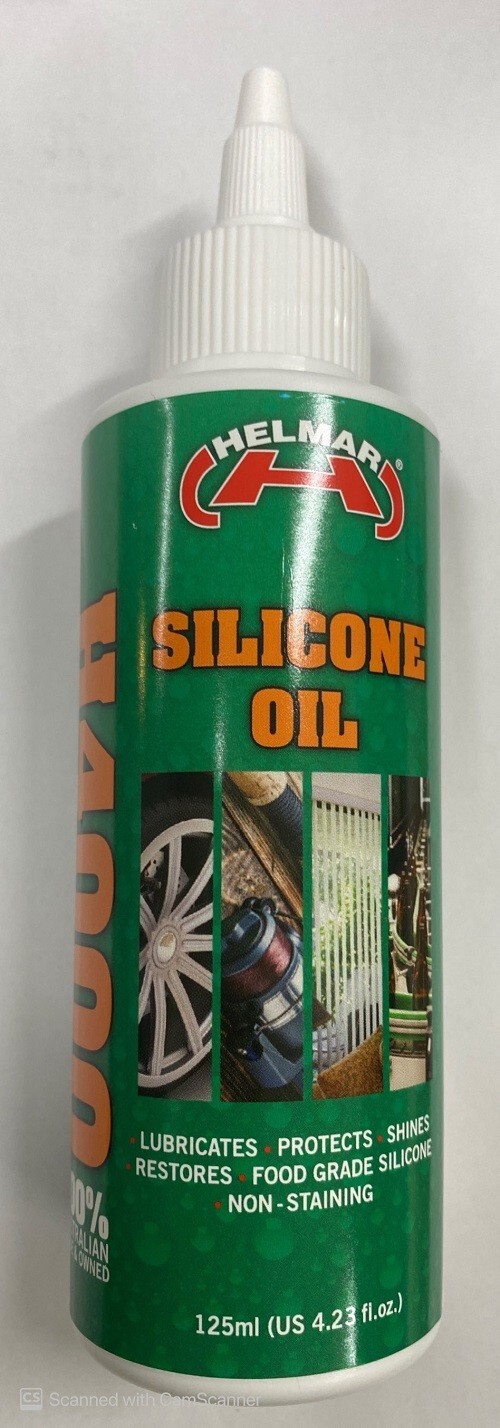 Helmar H4000 Silicone 100% Pure Oil 125ml For Sporting Equipment ...