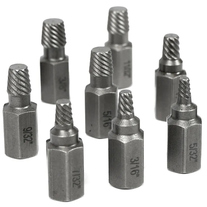 25Pcs Screw Extractor Set Hex Head Multi-Spline Easy Out Bolt Extractor ...