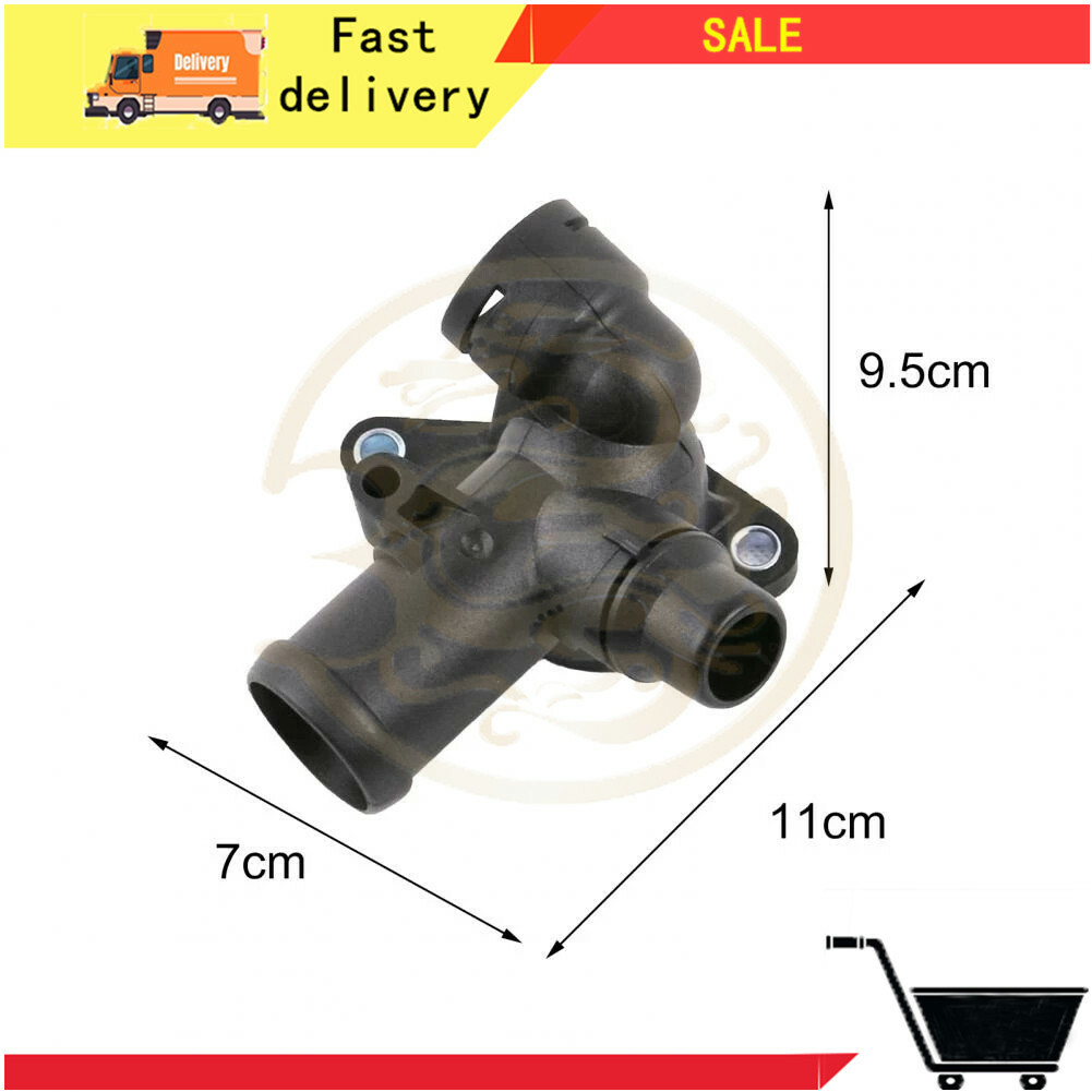 New 06B121133D Water Coolant Flange Hose Connection For Audi A4 B6 ...