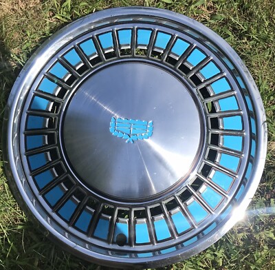 Vintage Mercury Hubcap 15” Blue Trim | eBay
