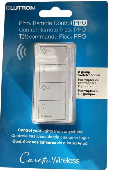 Lutron Pico 4-Button Wireless Control - White (PJ2-4B-WH-L21P) for sale ...