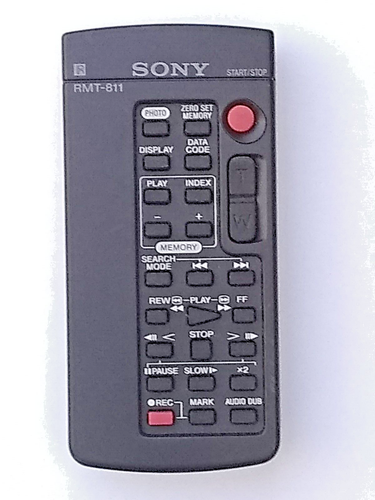 Genuine Sony Camcorder Remote Control RMT-811 - Tested Working ...