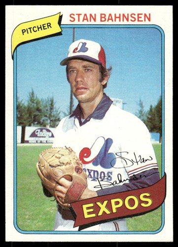 1980 Topps #653 Stan Bahnsen Montreal Expos | eBay