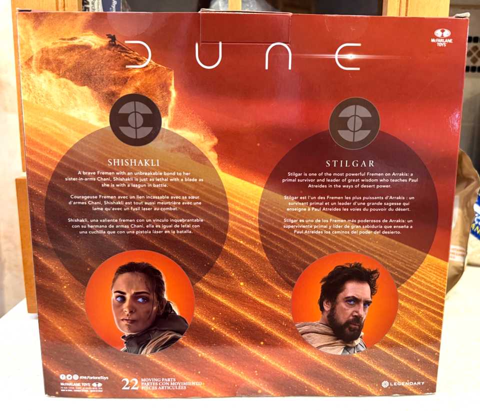 McFarlane Dune Part 2 Stilgar & Shishakli Gold Label Figure | eBay