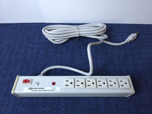 Perma Power Surge Protector Computer Grade Long Heavy Duty Cord | 25 ...