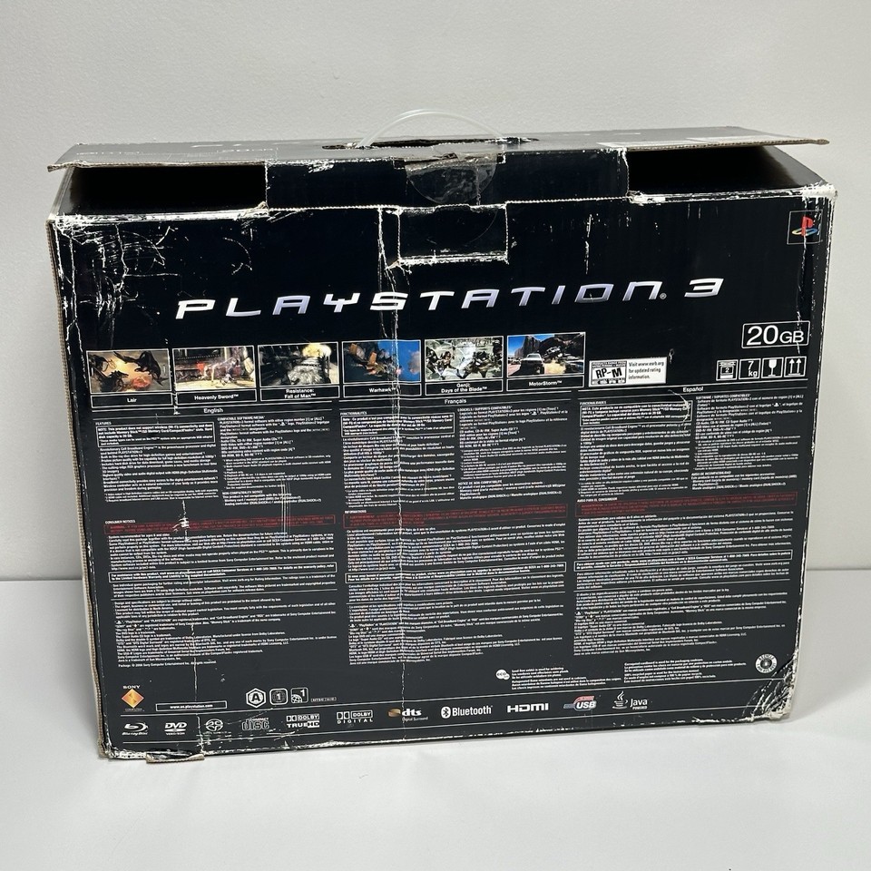 Sony PlayStation 3 PS3 20GB Console CECHB01 Backwards NEW IN OPEN BOX ...
