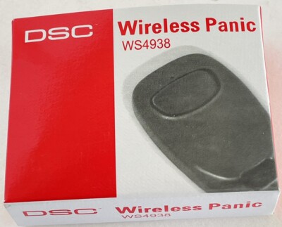 DSC WS4938 Single Button Wireless Transmitter Panic Remote with Neck ...
