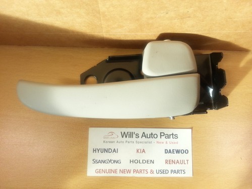 GENUINE NEW INNER DOOR HANDLE RHF NON PAINTED SUIT HYUNDAI TRAJET 2.7L ...