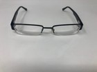 JOE Eyeglasses Frame JOE4035 001 Half Rimless 51-18-135 Black Polished ...