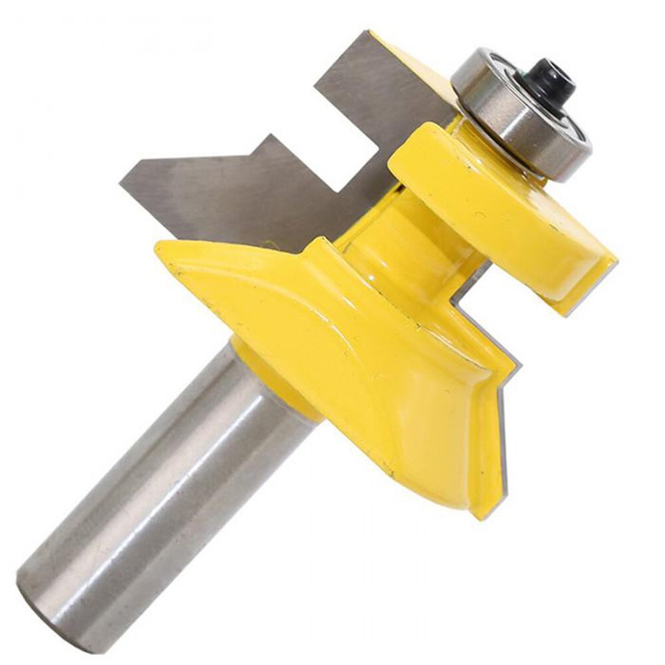 Matched Tongue and Groove Router Bit V-Notch Cutter 1/2-Inch Shank | eBay