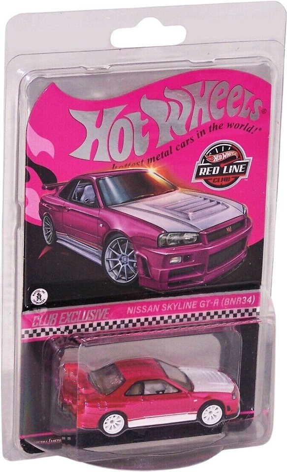 Hot Wheels RLC R34 Nissan Skyline GT-R - Pink (HNL06) 194735143597 | eBay