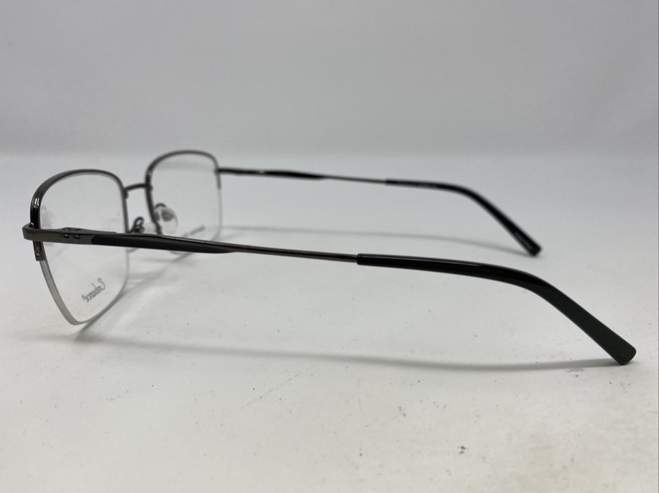 Enhance 4299 SHY. GUNMETAL 54-18-145 Metal Half Rim Eyeglasses Frame ...