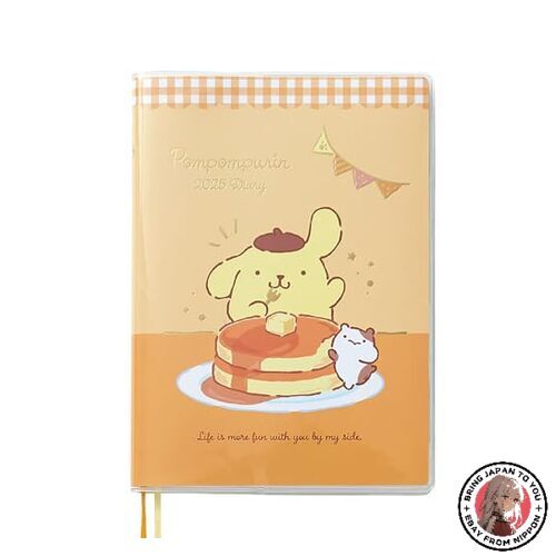 NEW Sanrio Pompompurin B6 Block Diary 2025 Planner, Starts October 2024 ...
