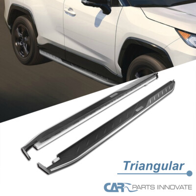 Fits 2019-2025 Toyota RAV4 Side Step Bars Running Boards Aluminum 2PC ...