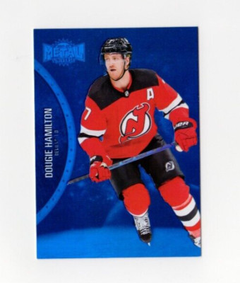 2021-22 Skybox Metal Universe Dougie Hamilton #7 Blue Spectrum New ...
