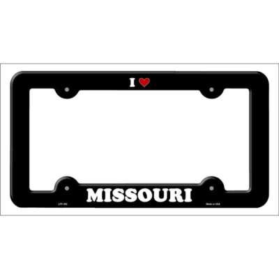 Love Missouri Novelty Metal License Plate Frame LPF-302 | eBay