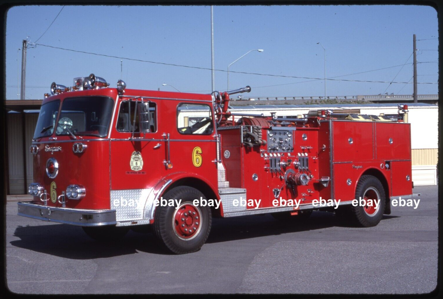 Spokane Wa 1970 Seagrave Pumper Fire Apparatus Slide Ebay