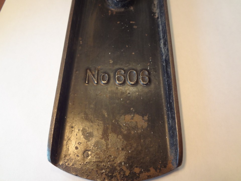 Vintage Stanley No. 606 Bedrock Plane Corrugated bottom Pat. April 19 ...