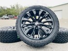 22" Black Chevy Silverado Trail Boss Wheels Rims Tires Factory Style ...
