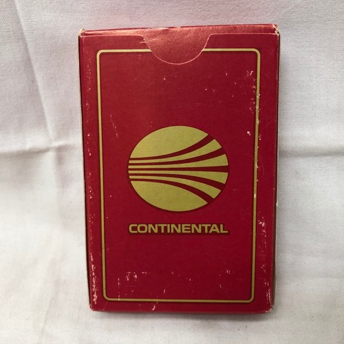 Vintage Continental Airlines Playing Cards Sealed in Plastic | eBay