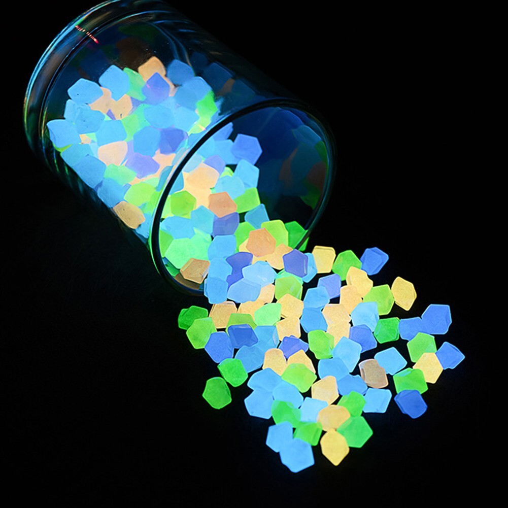 Artificial Stone Luminous Stone Colored Glowing Stones Octagonal | eBay