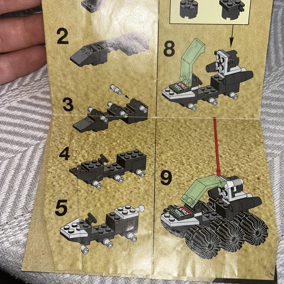 Lego System 6852 Instructions Manual Only Space Police Sonar Security ...