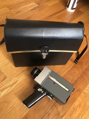 Super 8 Movie Camera GAF Anscomatic Vintage with case | eBay