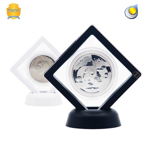 Display Stand Floating Coin Medal Coin Holder Display Case-US Seller ...